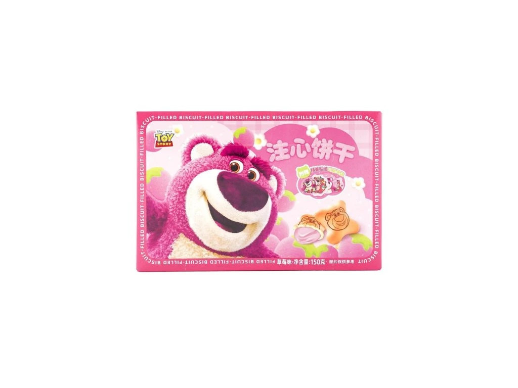Toy Story BINQI Töltött Epres Keksz 150g - Candy Land - Cuko